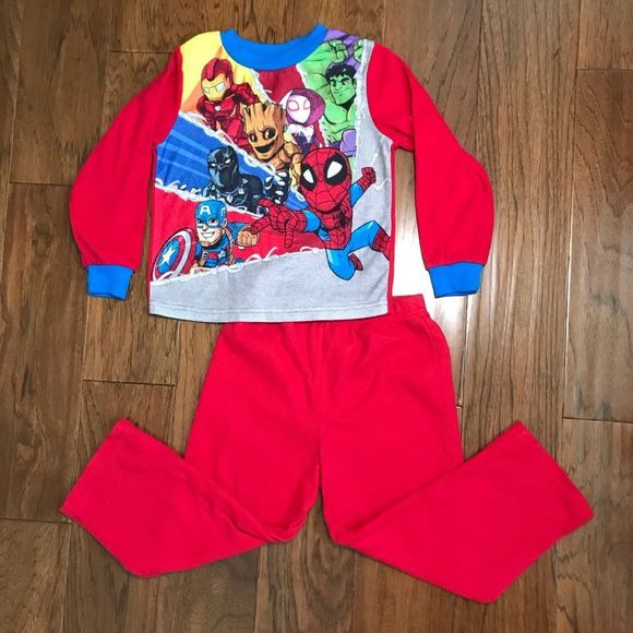 Marvel | Pajamas | Marvelsuper Heros Pajamas Set | Poshmark